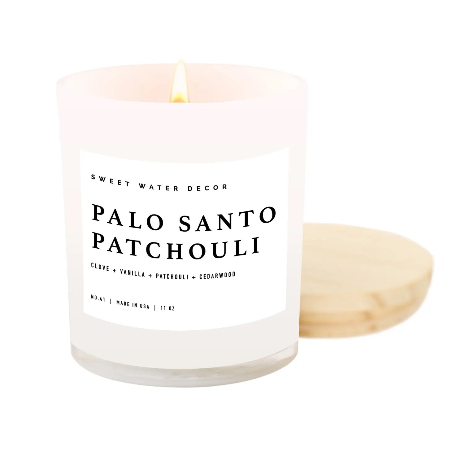 Palo Santo Patchouli Soy Candle – Hidden Springs Flowers